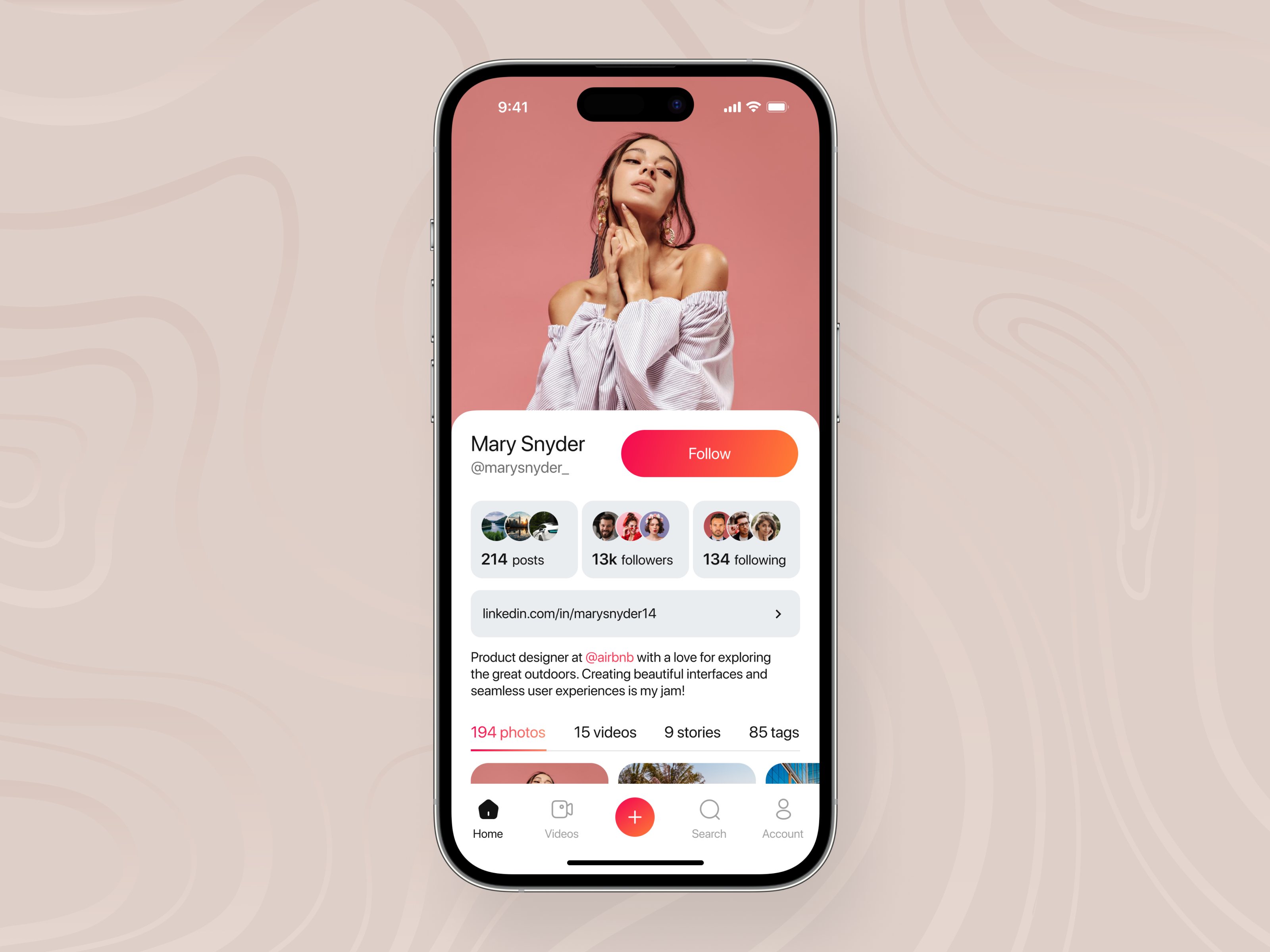Social Media Mobile App by Ronas IT | UI/UX Team on Dribbble