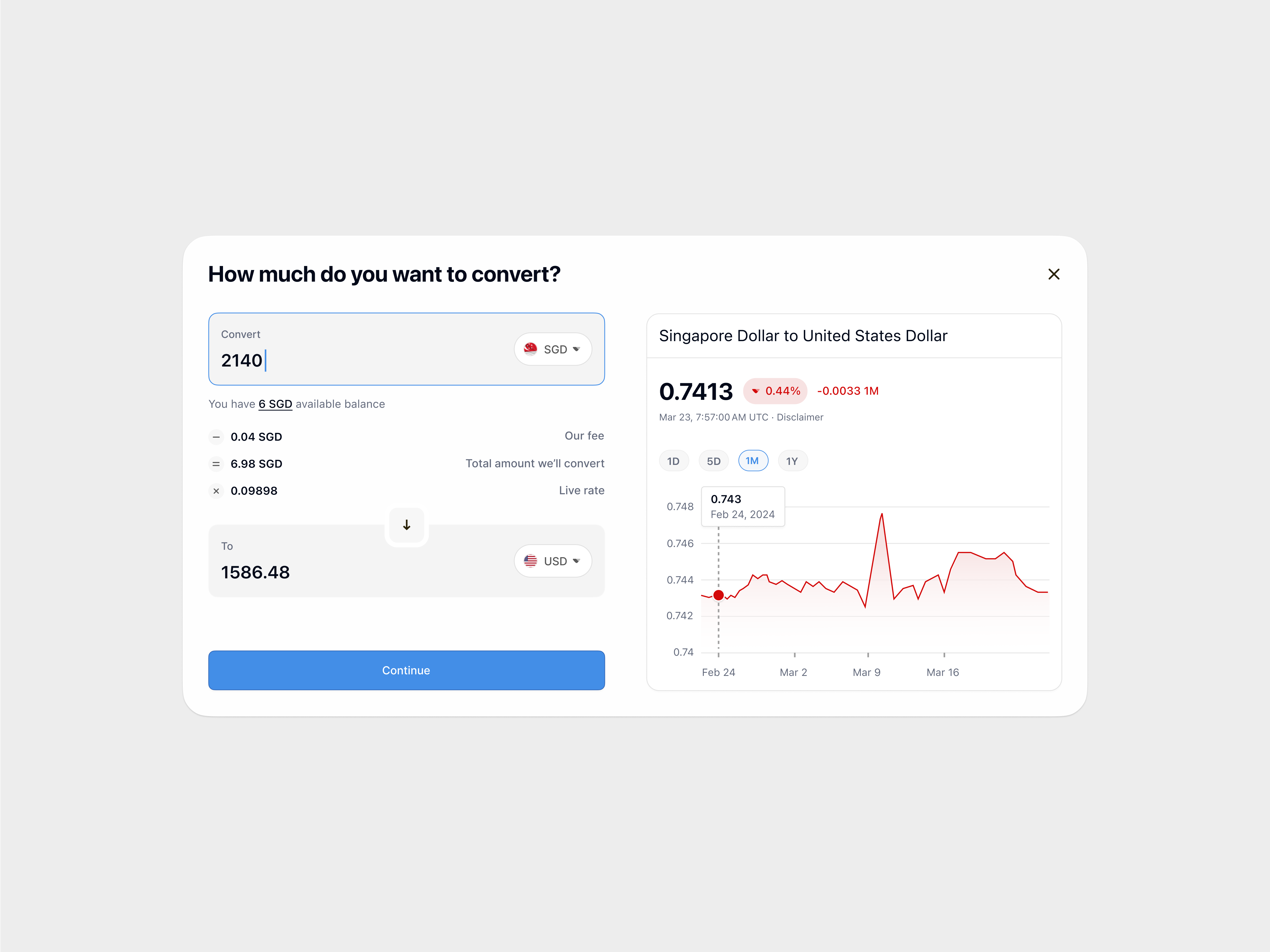 Convert Currency - UI/UX Design by Masum Parvej for Halal Lab on Dribbble