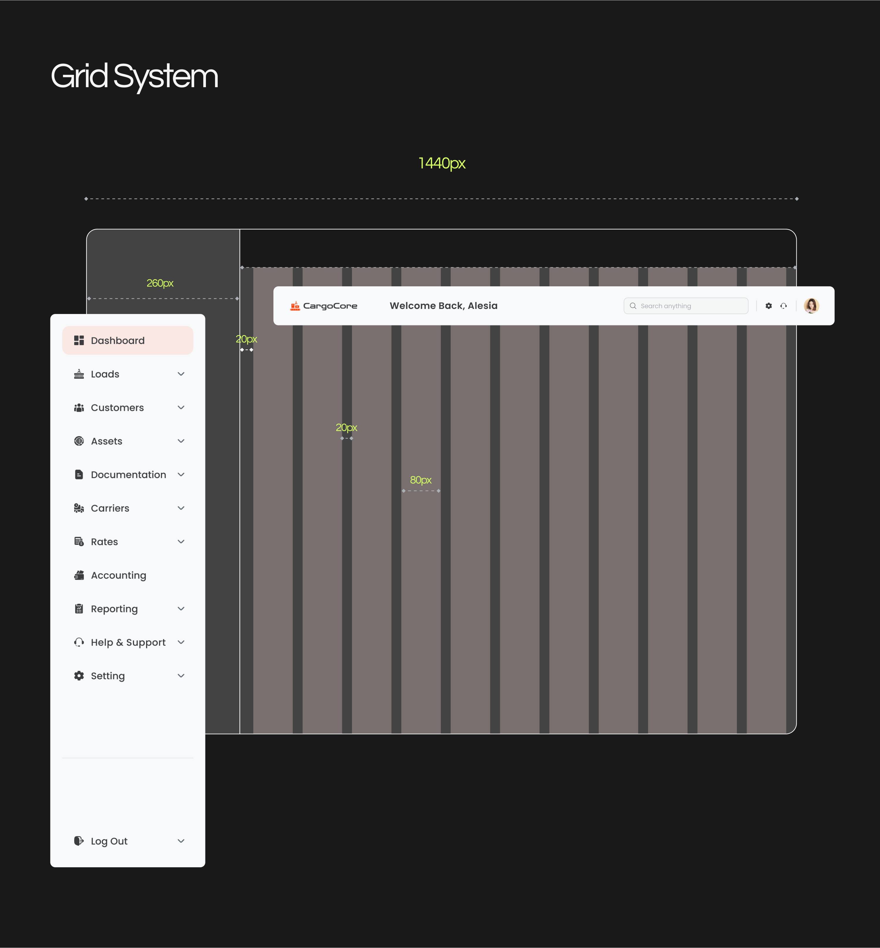 CargoCore: Streamlined Shipping Management System by Creatibuzz UI/UX ...
