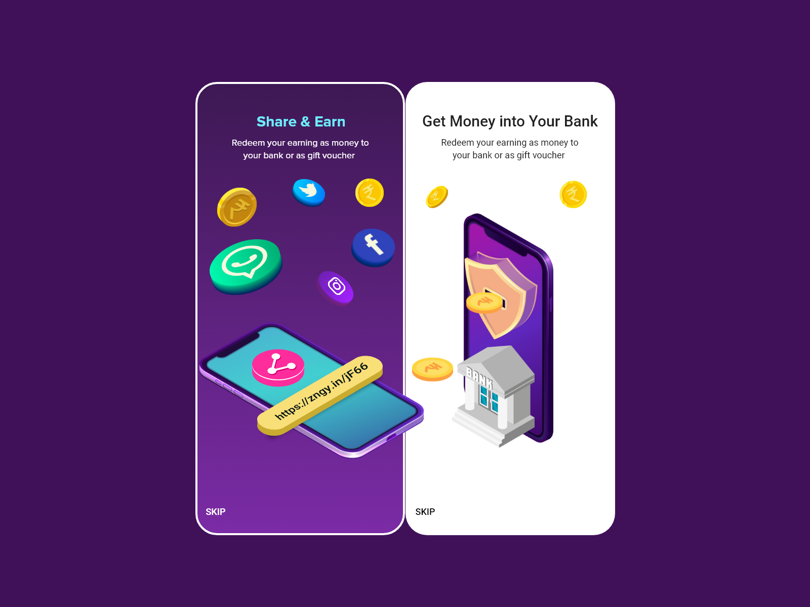 App Intro Screens Design by siddhesh.design on Dribbble