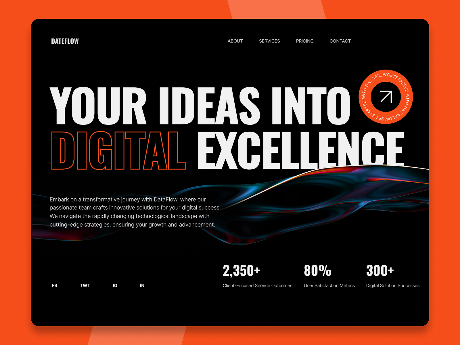 Hero-Section Landing Page by Olalekan Peter on Dribbble