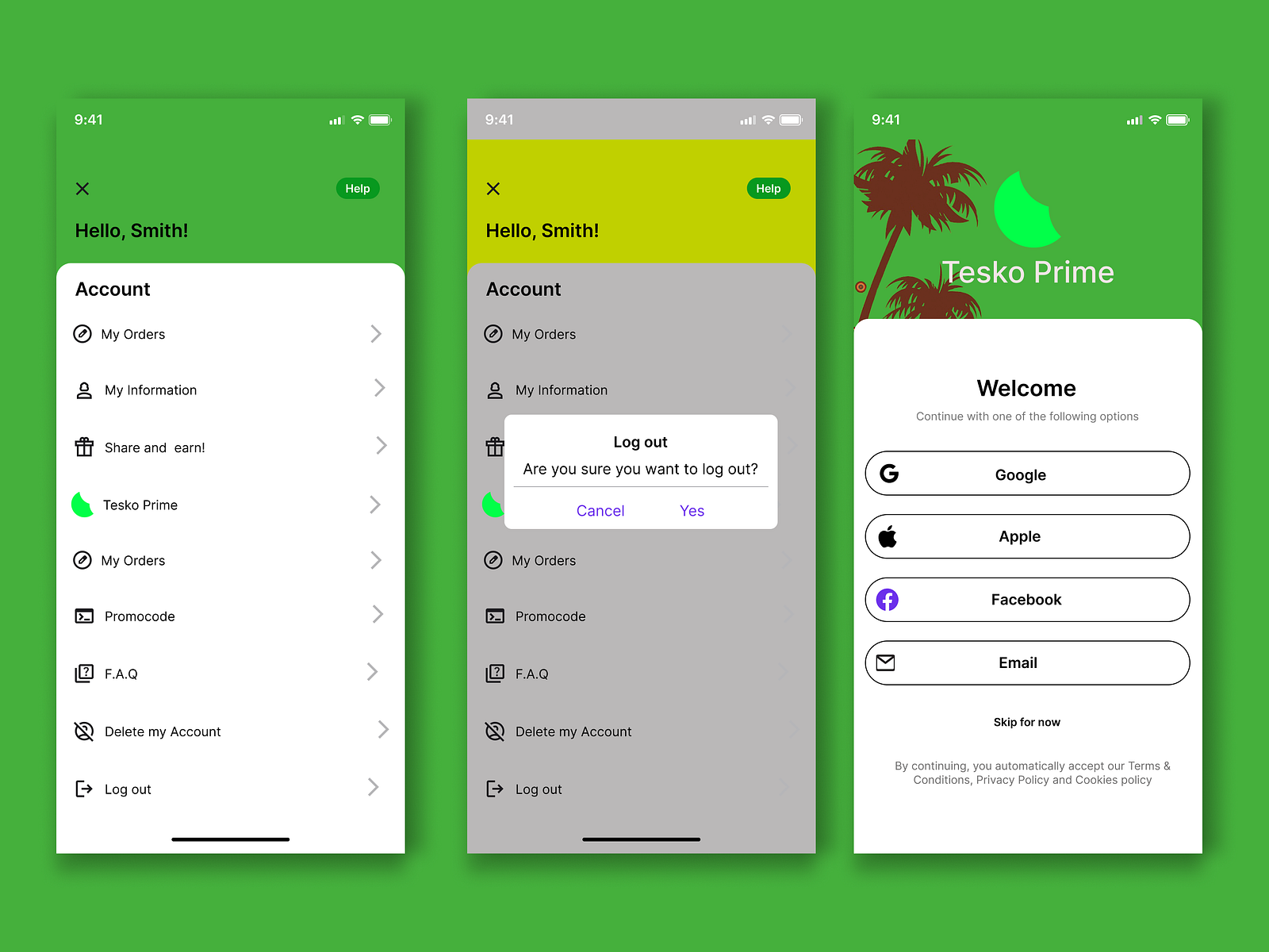 Logout UI by Mahfuz rahman on Dribbble
