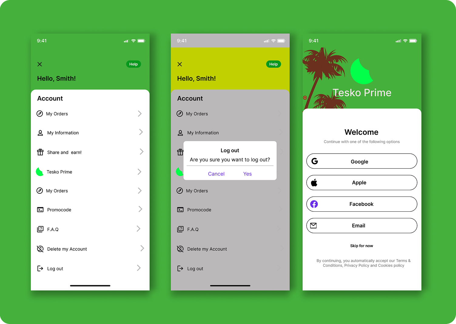 Logout UI by Mahfuz rahman on Dribbble