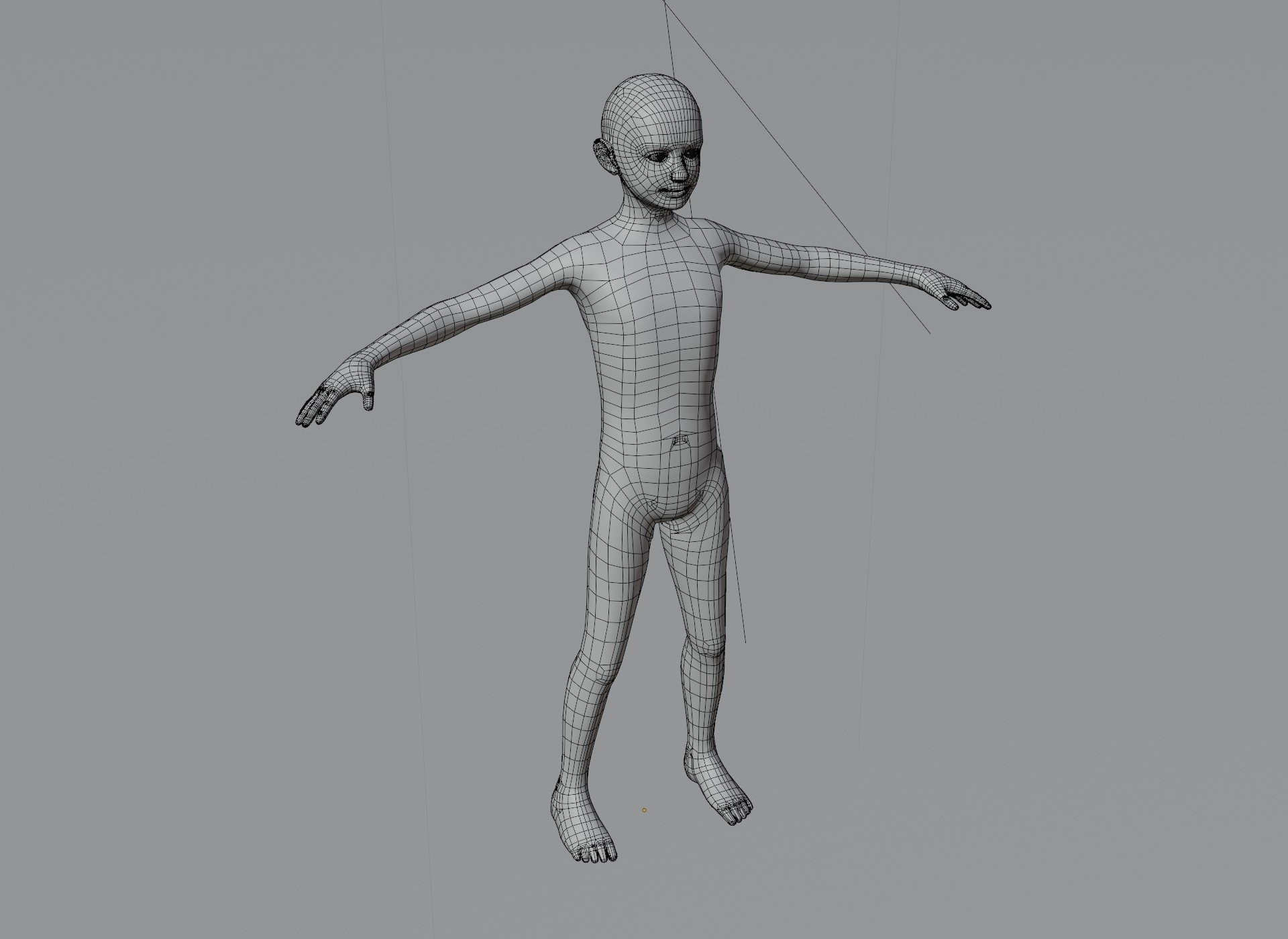 Boy Body Base Mesh 3d Model 10k Polygons by 3D-Disco on Dribbble