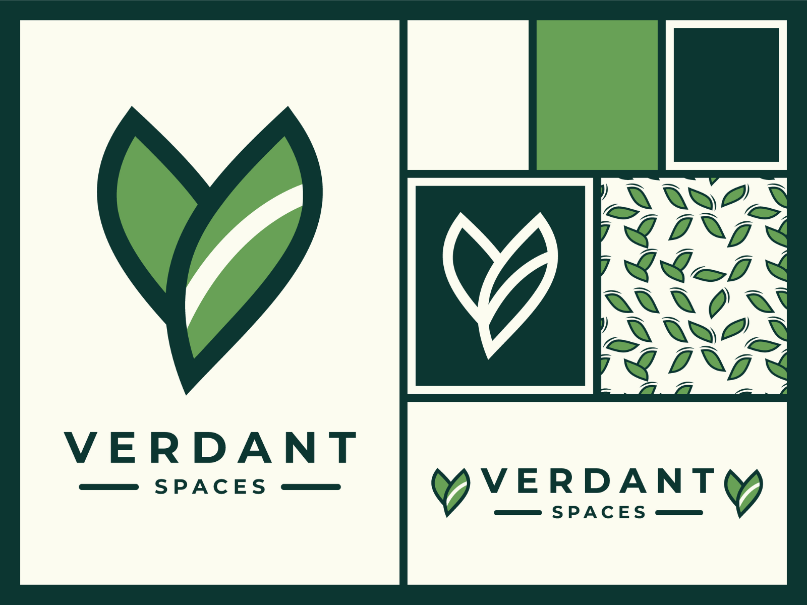 Verdant Spaces Brand Board by Jake Ciulla Design on Dribbble