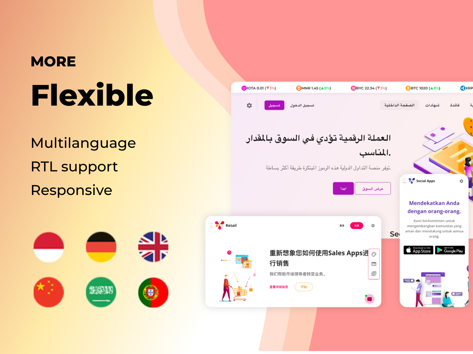 RTL Website by wewewedot on Dribbble