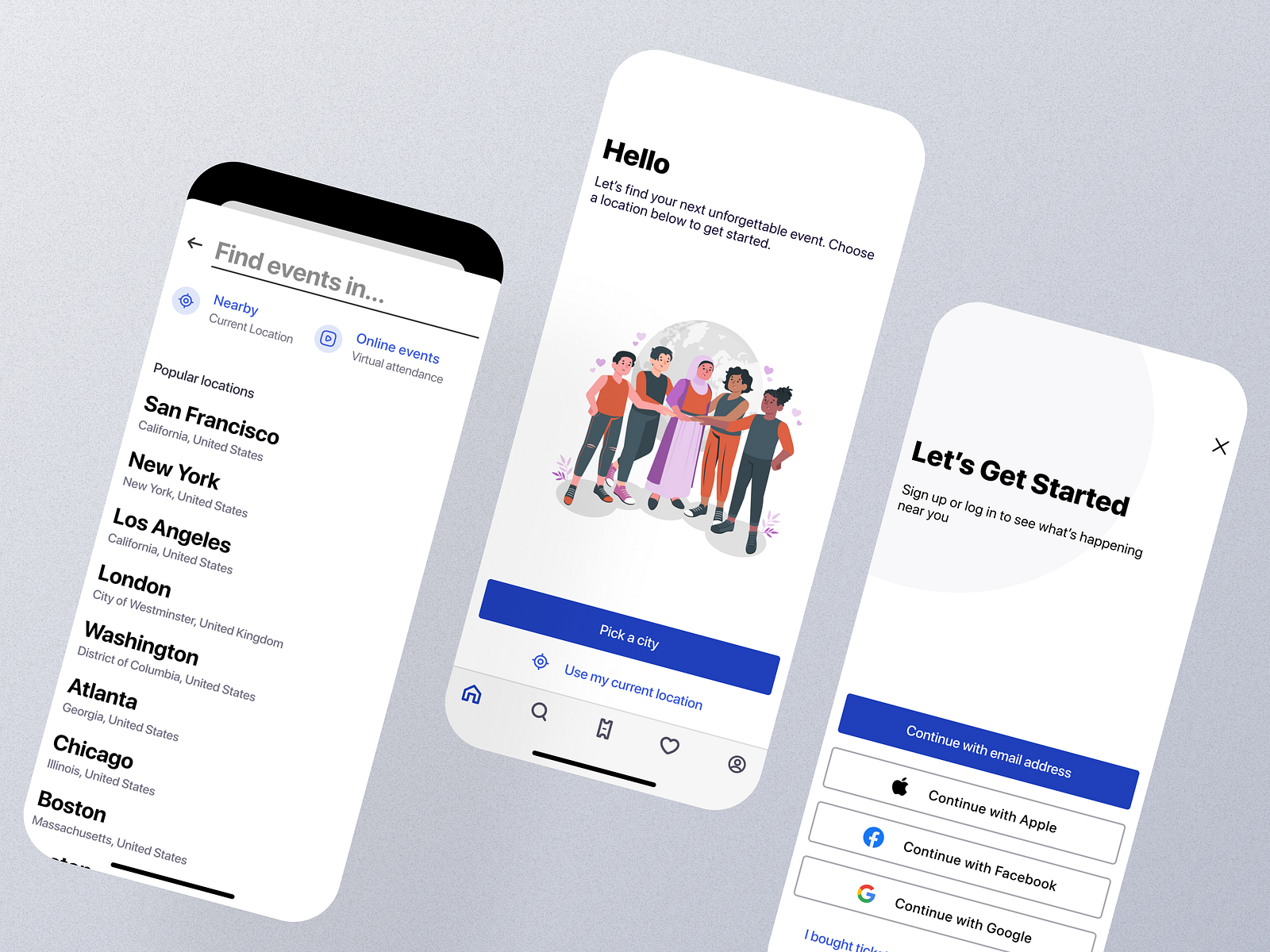 Onboarding Mobile App Ui by UI Ants on Dribbble