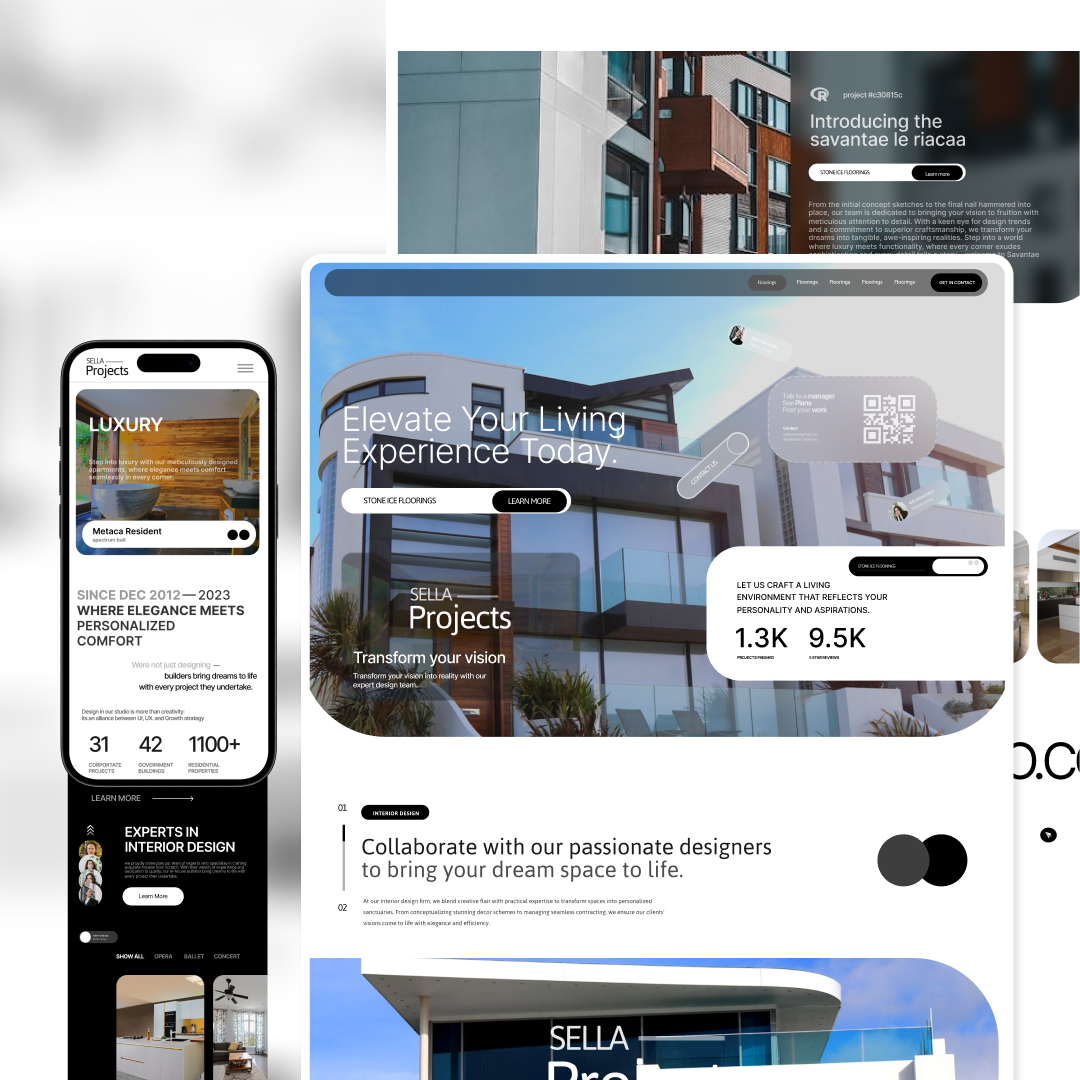 Interior design Website concept. by Qeilow Dev Studios on Dribbble