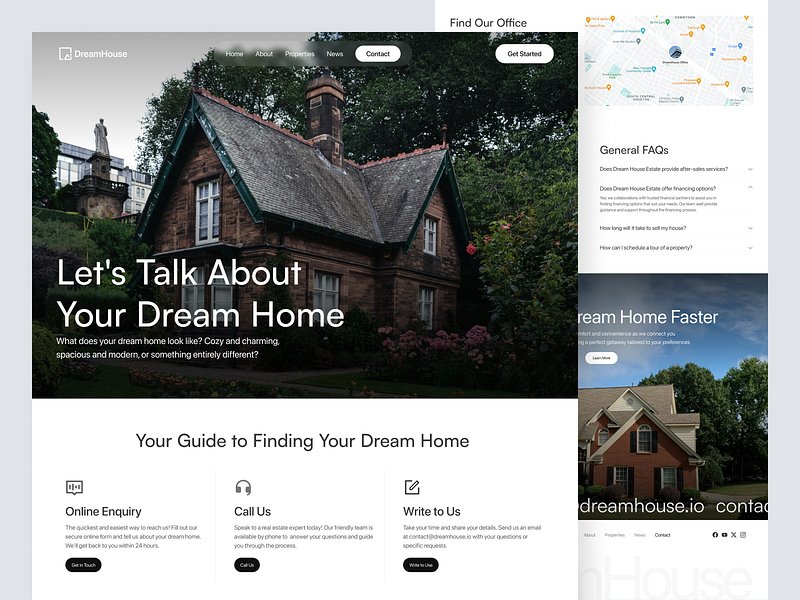 Contact Page designs, themes, templates and downloadable graphic ...