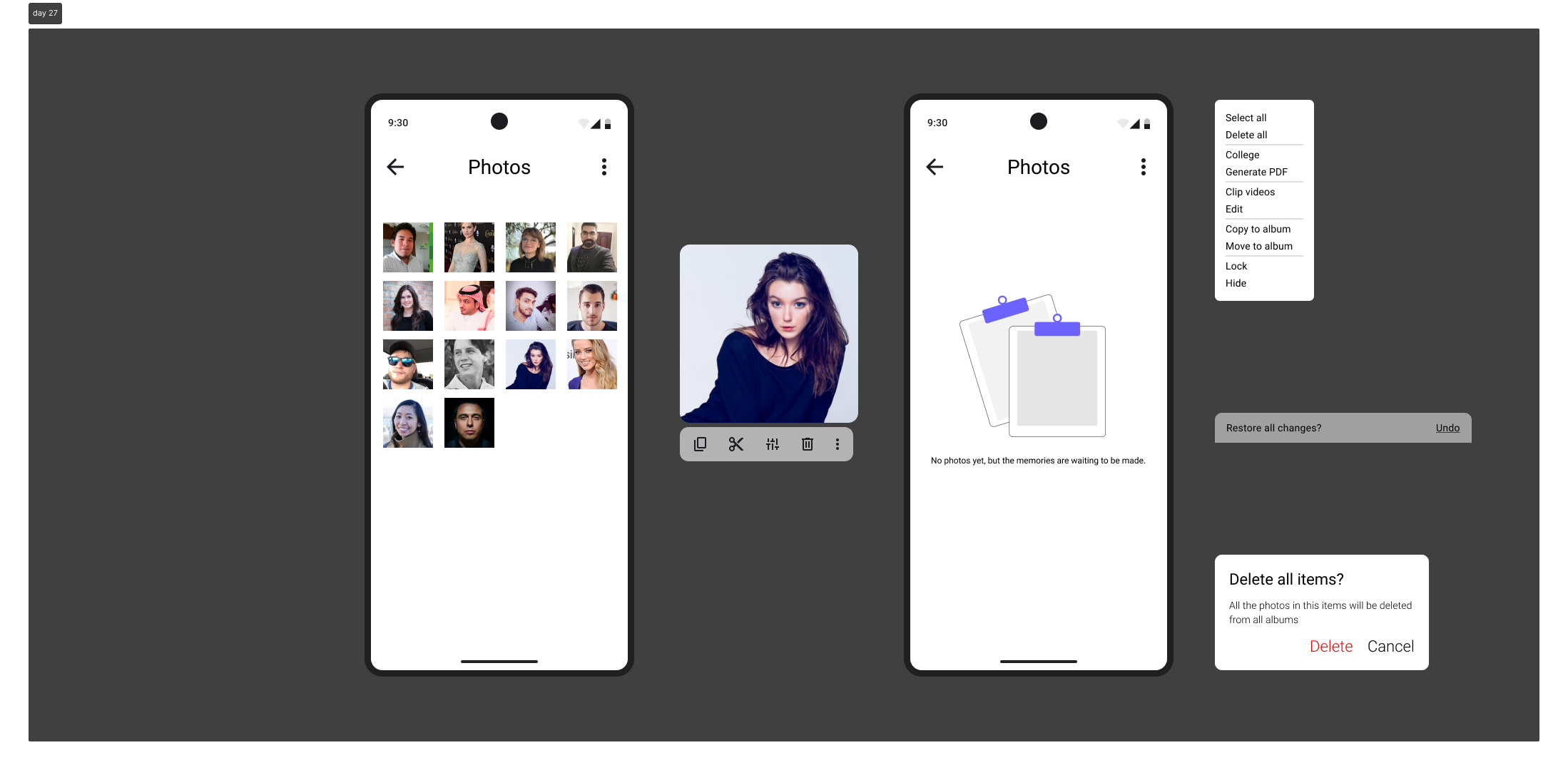 Drop down menu UI design(Swap prototype) by phaneesh_28 on Dribbble
