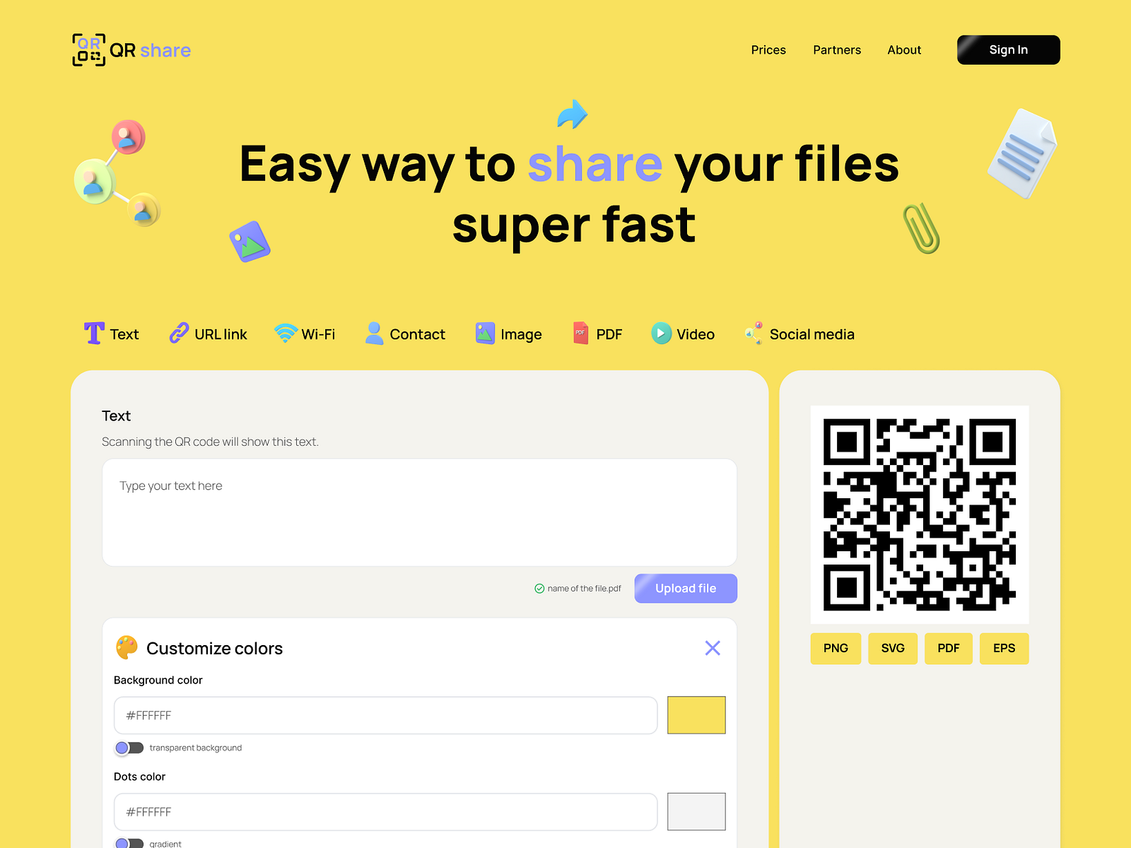 QR Code creation and customization platform UX/UI design by Daria Lysak ... QR Code creation and customization platform UX/UI design by Daria Lysak ...