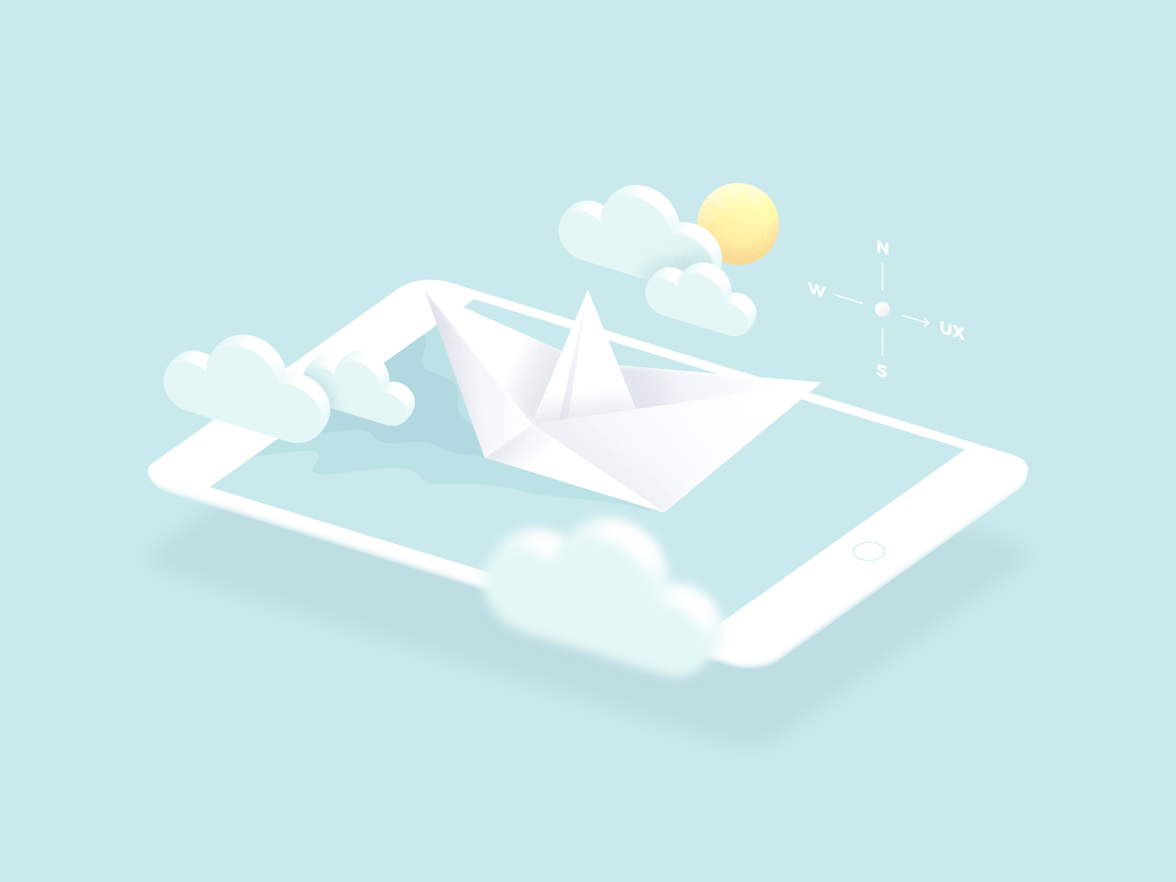 Animated illustration by Paweł Mróz on Dribbble