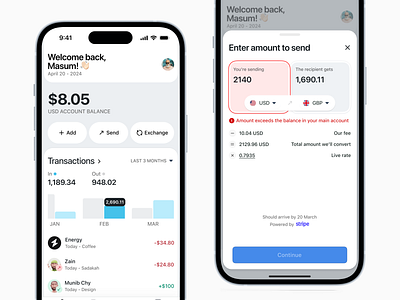 Wallet App Design - Fintech UI/UX by Masum Parvej for Halal Lab on Dribbble