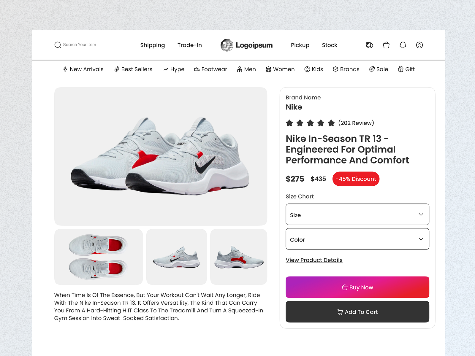 Ecommerce Shoes Store Website Design UI by Samiul Islam on Dribbble