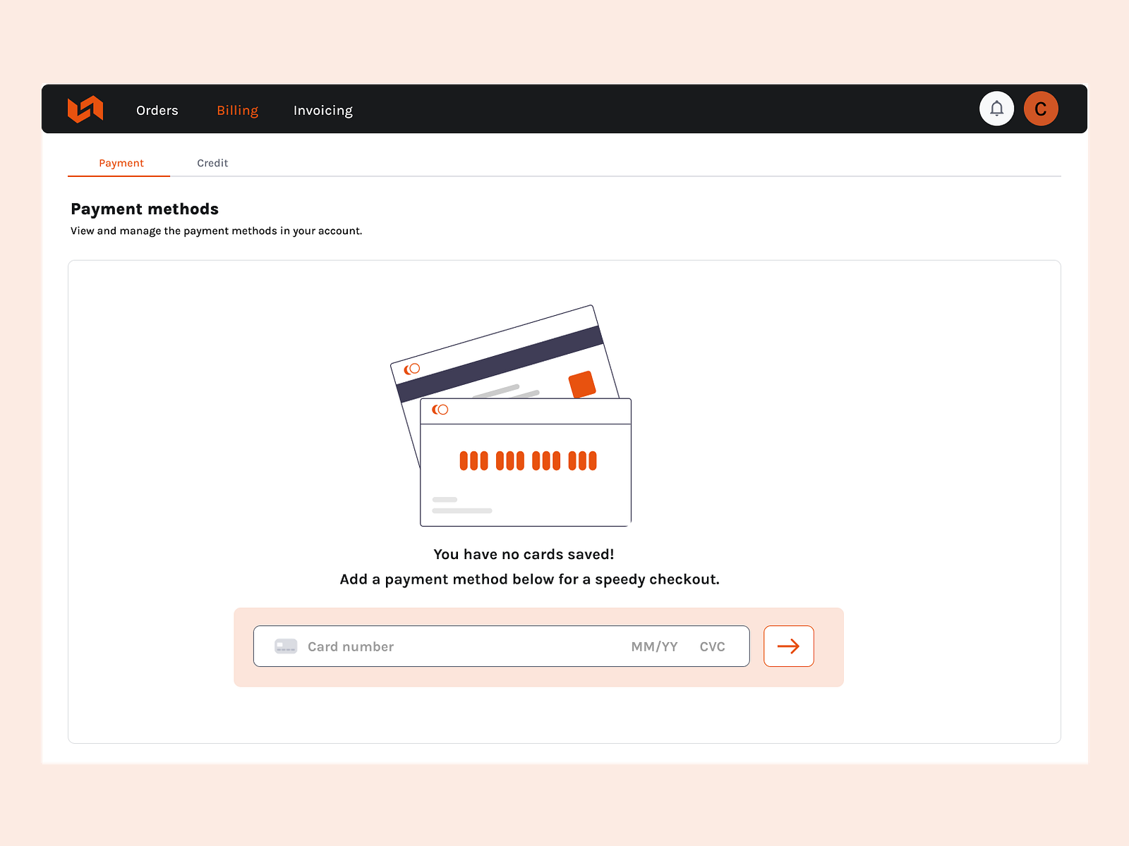 Dashboard Payment methods by Iasmina Craciun on Dribbble