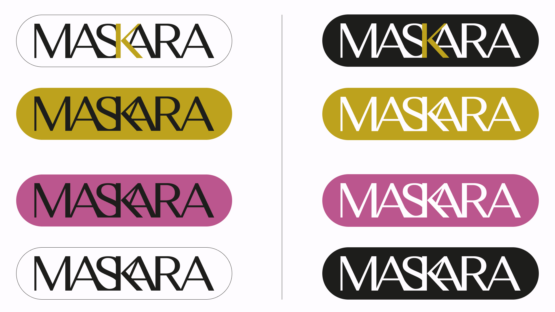 MASKARA Rebranding by Mario Passalacqua on Dribbble