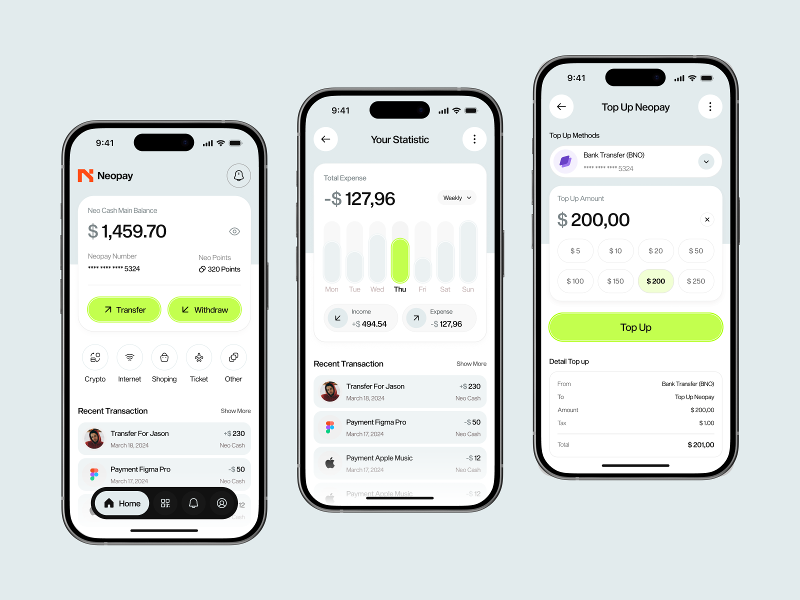 Neopay - Financial Wallet Mobile App by Vektora UIUX for Vektora on ...