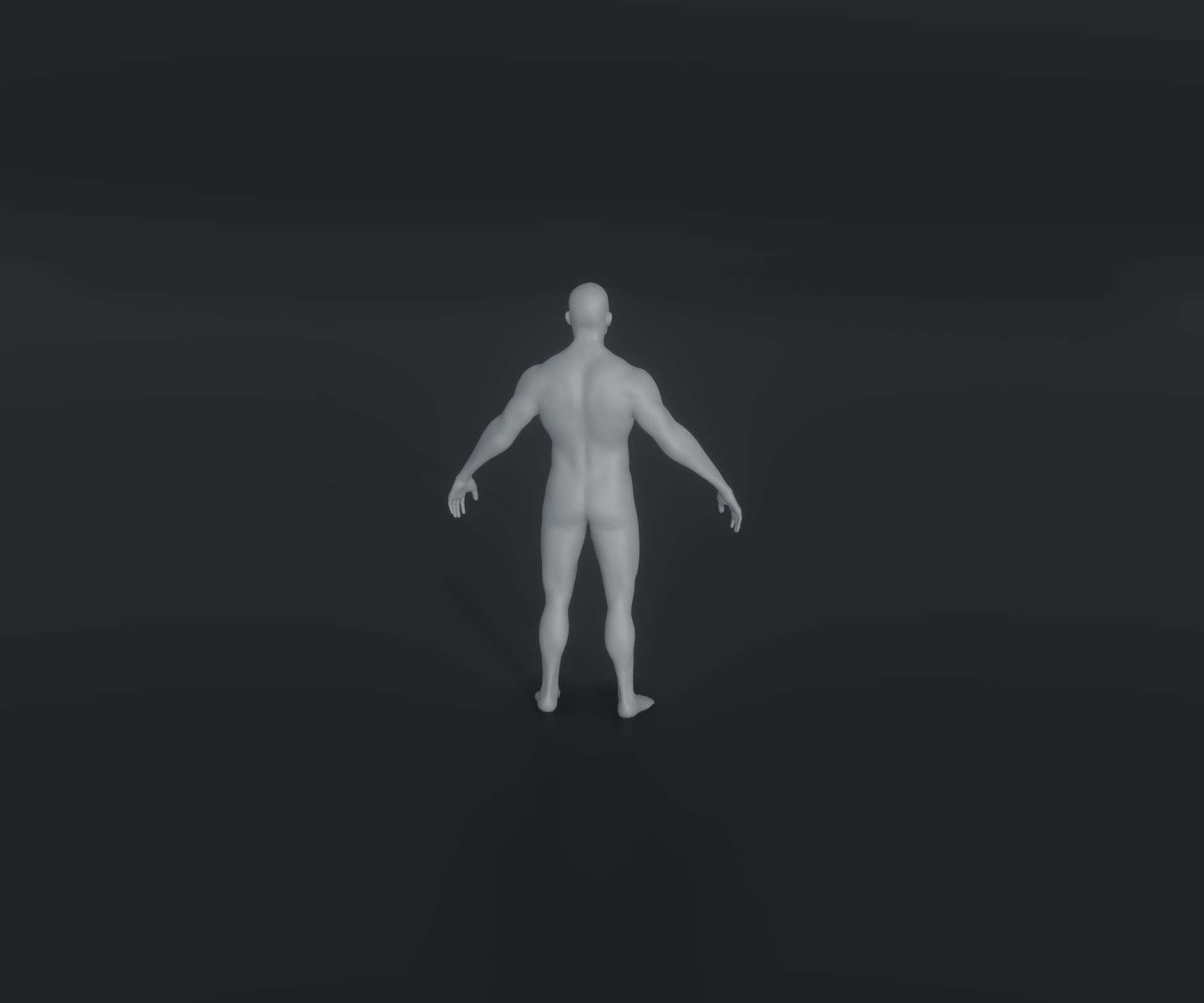 Male Body Base Mesh Animated And Rigged 3D Model 20K Polygons by 3D ...
