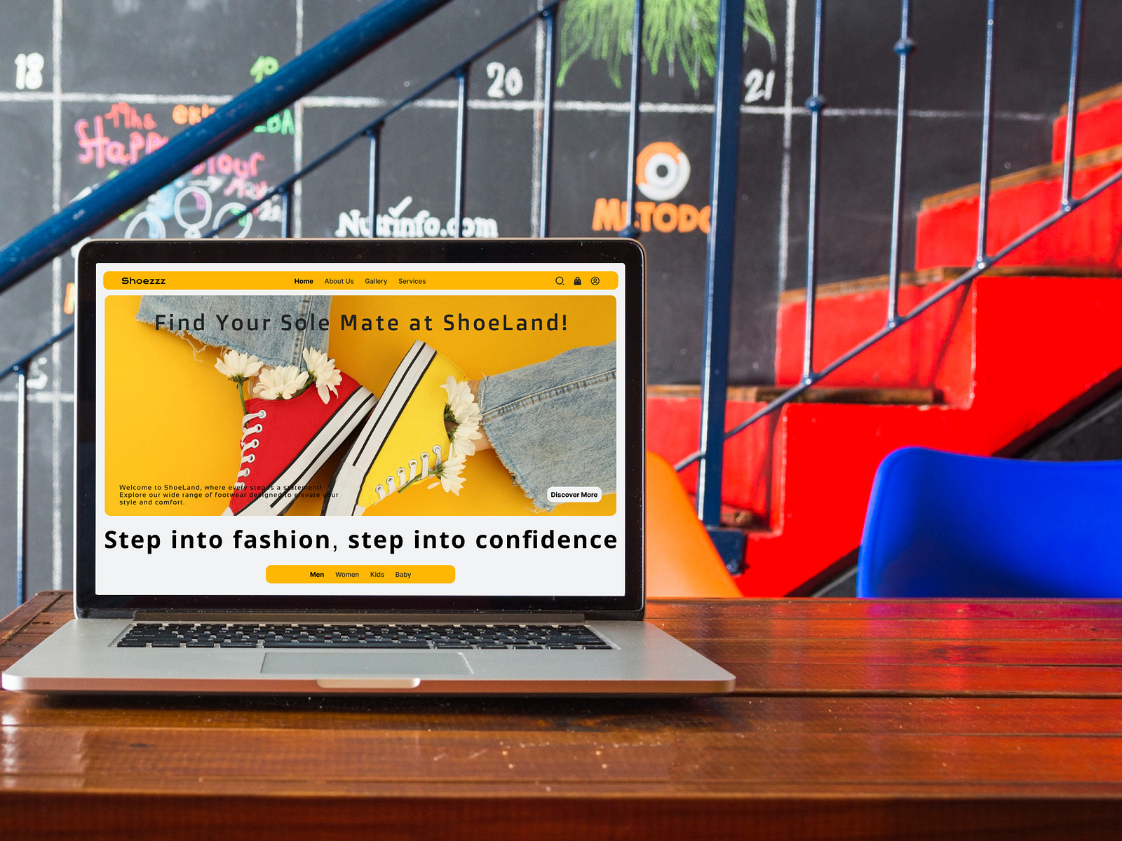 Shoe - Landing Page Design👟 by Mr. Freelancer on Dribbble