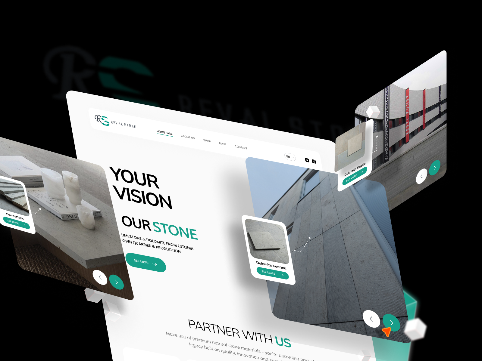 UI Design for Reval Stone by Temis on Dribbble