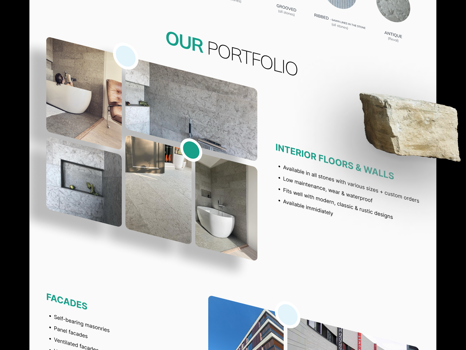 UI Design for Reval Stone by Temis on Dribbble