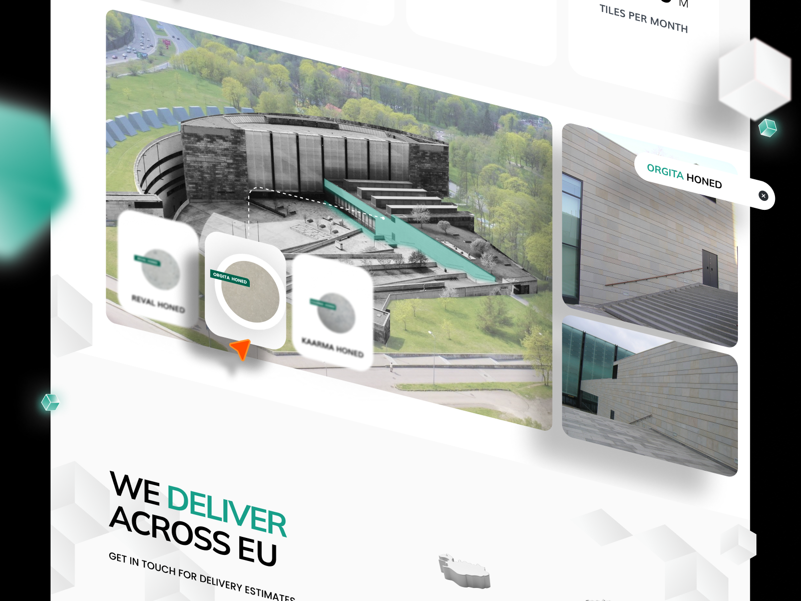 UI Design for Reval Stone by Temis on Dribbble