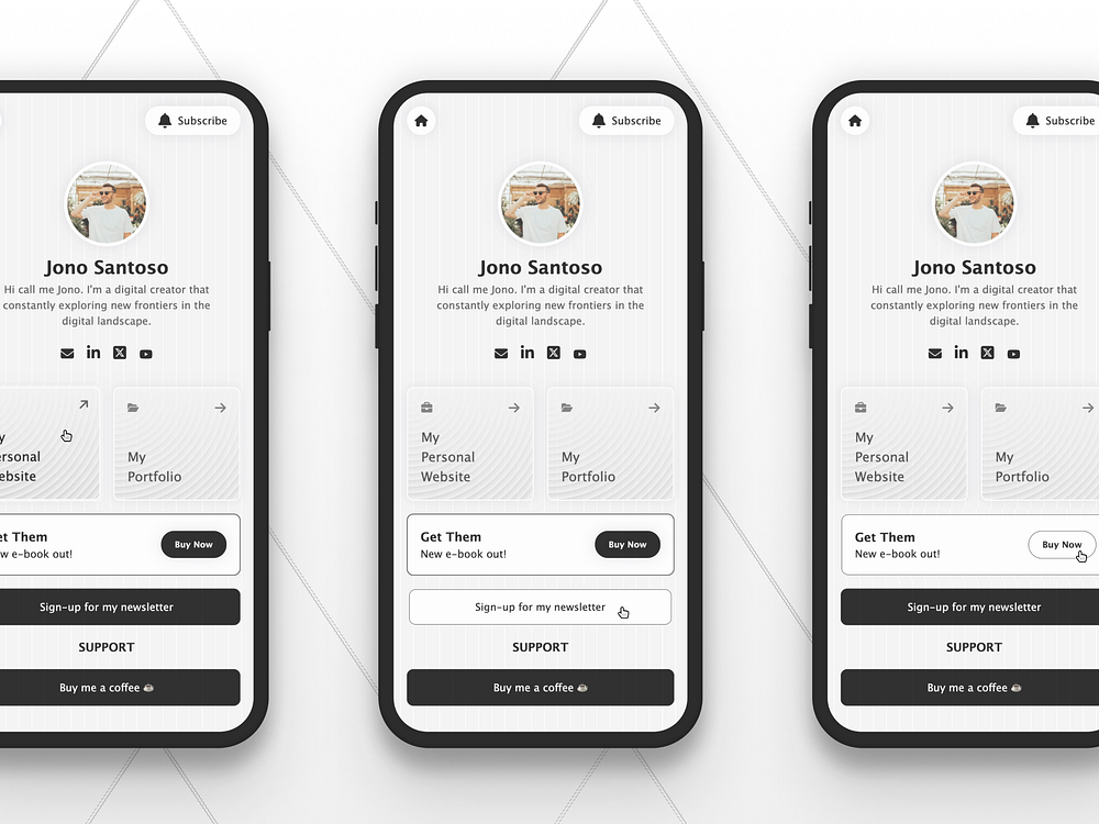 Linktree designs, themes, templates and downloadable graphic elements ...