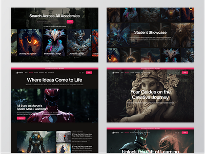 Course Web Design Detail Preview by Odama on Dribbble