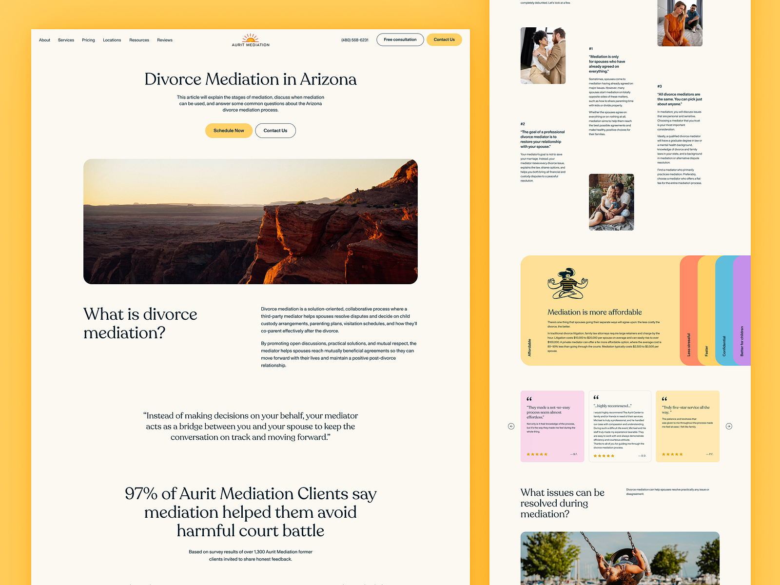 Service Page - UI Design by Adrian Rusnac for Vivid Motion® on Dribbble
