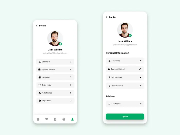 Browse thousands of Profile Screen App UI images for design inspiration ...