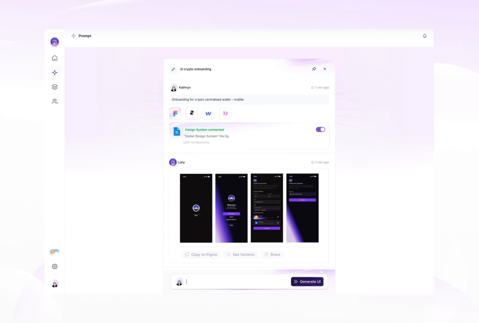 Generate Ui By Prompt By Lunyai On Dribbble