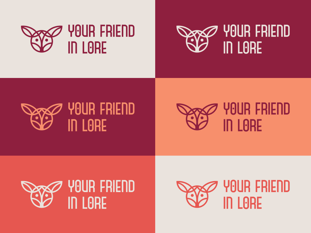 Your Friend in Lore / Logo by Anna Bychkova on Dribbble