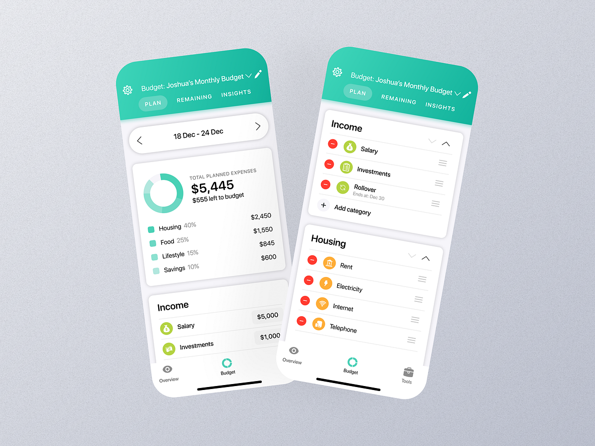 Budget Tracker designs, themes, templates and downloadable graphic ...