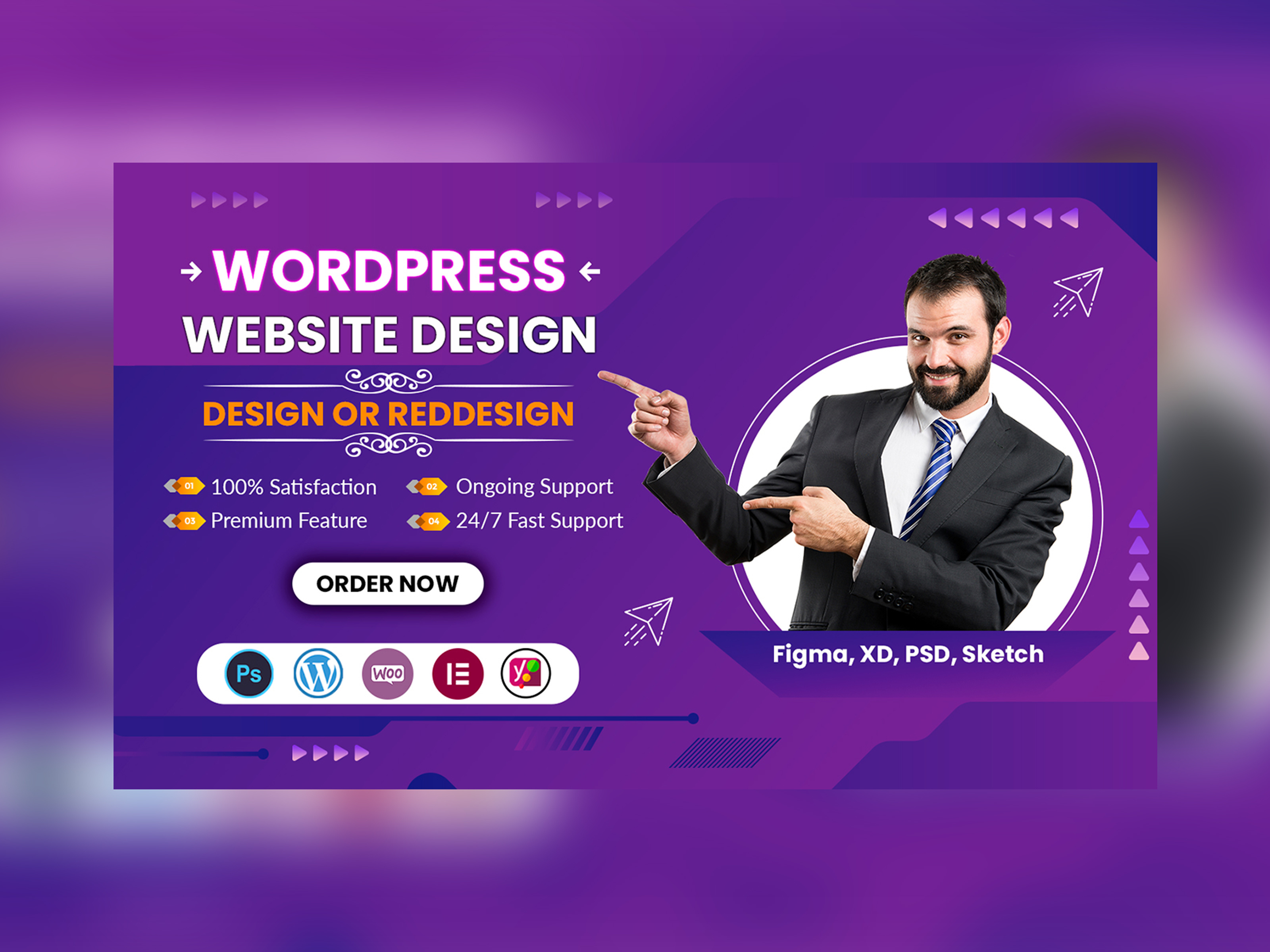 Fiverr Gig Thumbnail, Gig Image, Gig Cover For Website Design by Akash ...
