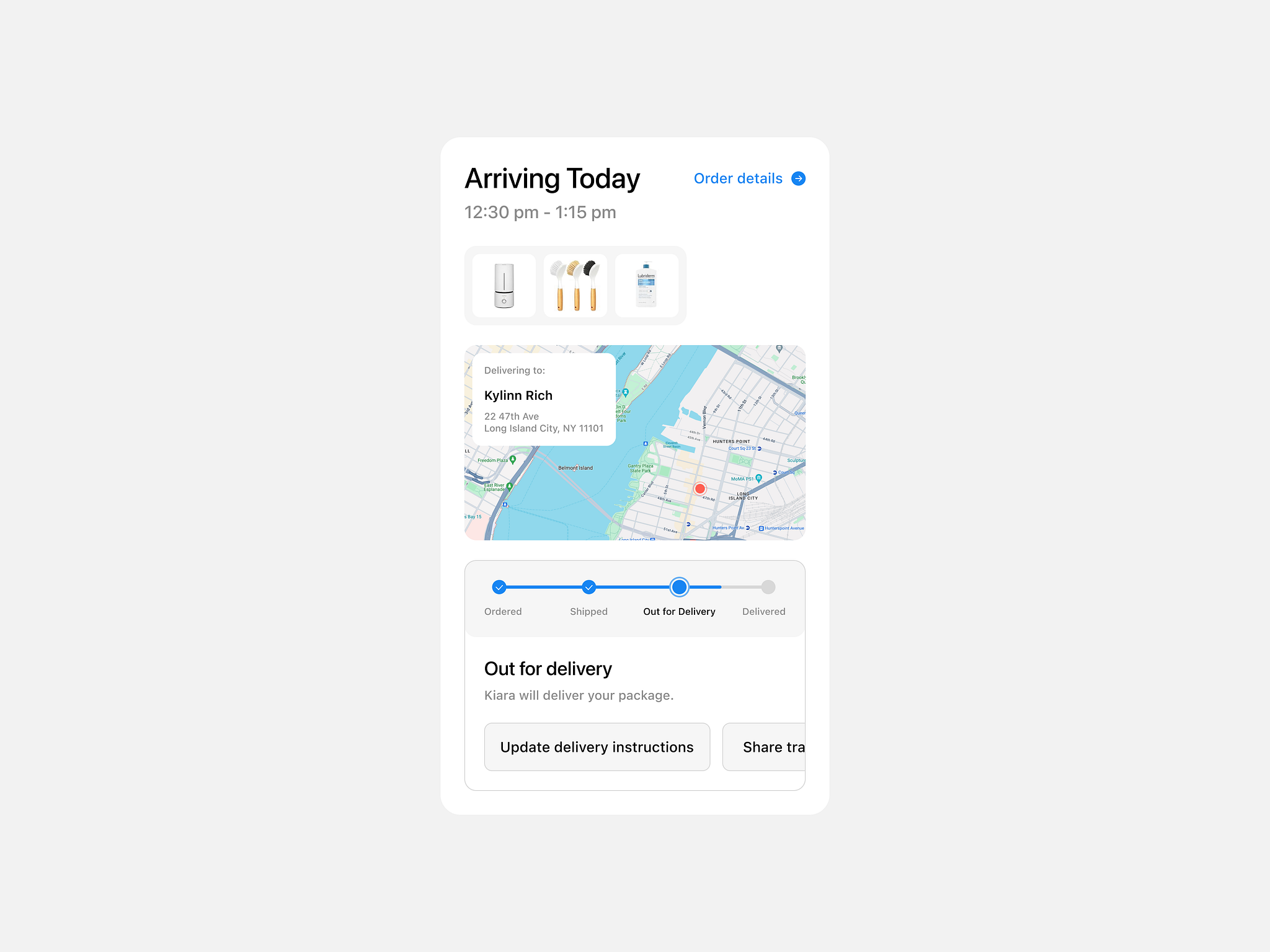 Package Delivery and Tracking App by Kylinn Rich on Dribbble