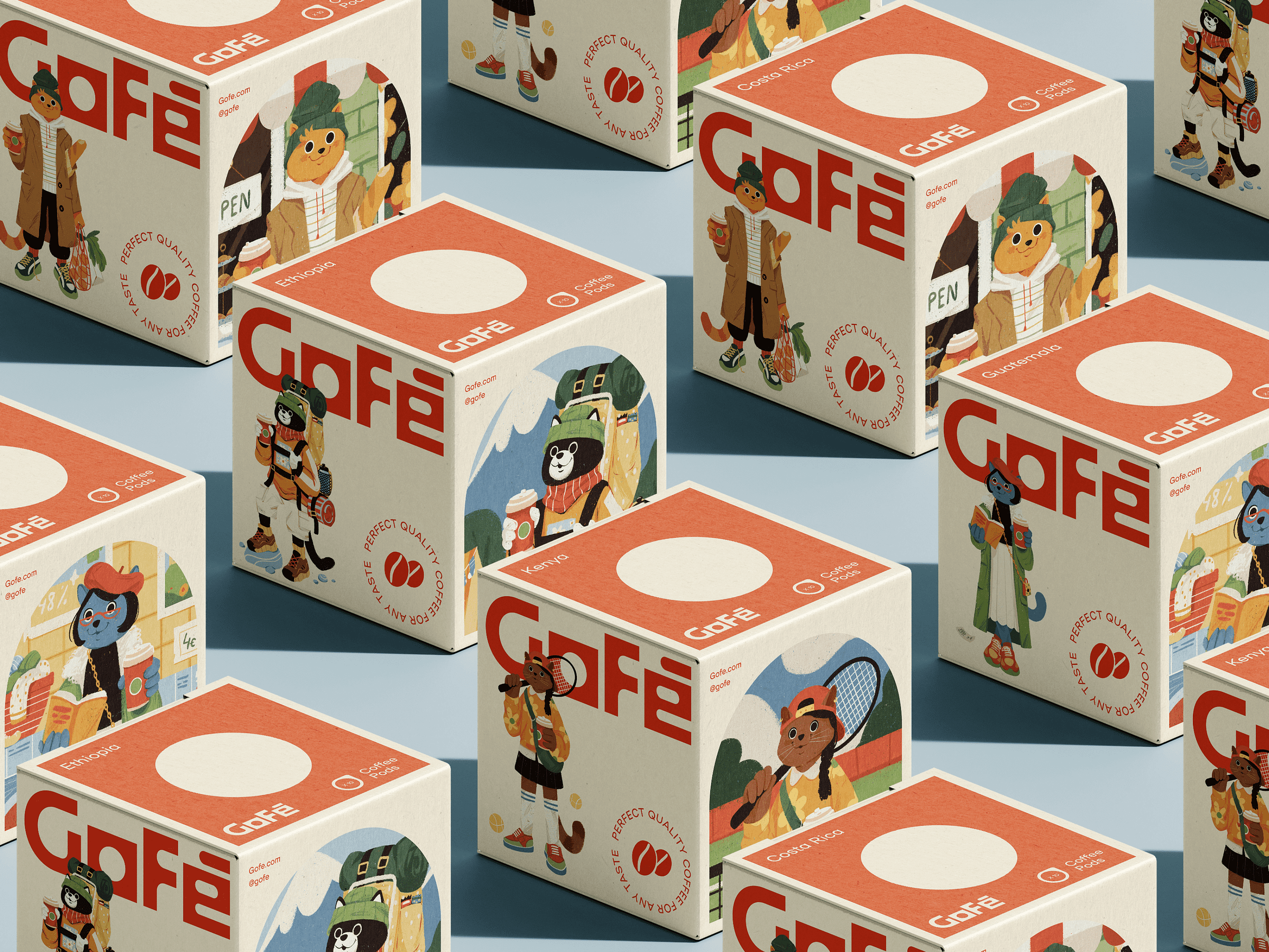 Packaging Design for Coffee Pods by tubik.arts on Dribbble