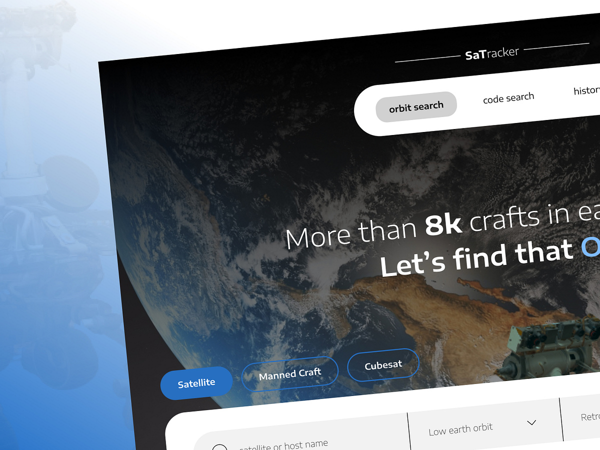 Satellite tracking. by Samuel Lawal on Dribbble