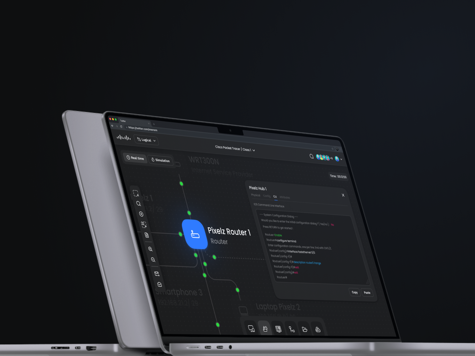 Cisco Network Simulator Redesign - CLI Setting by Pixelz on Dribbble