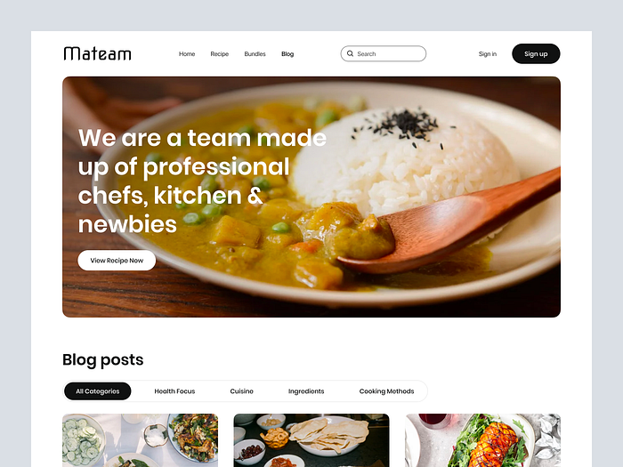 Recipe Website designs, themes, templates and downloadable graphic ...