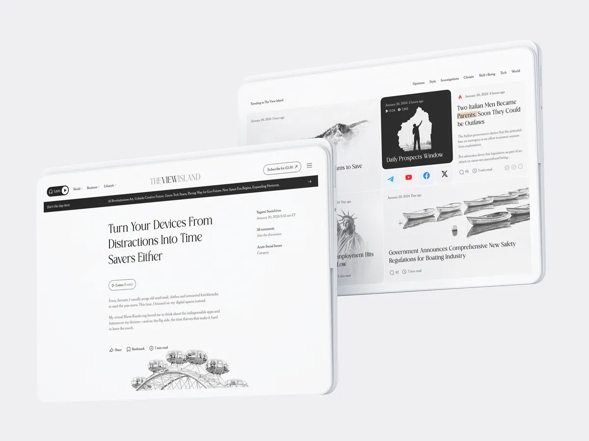 Browse thousands of News Media Website images for design inspiration ...