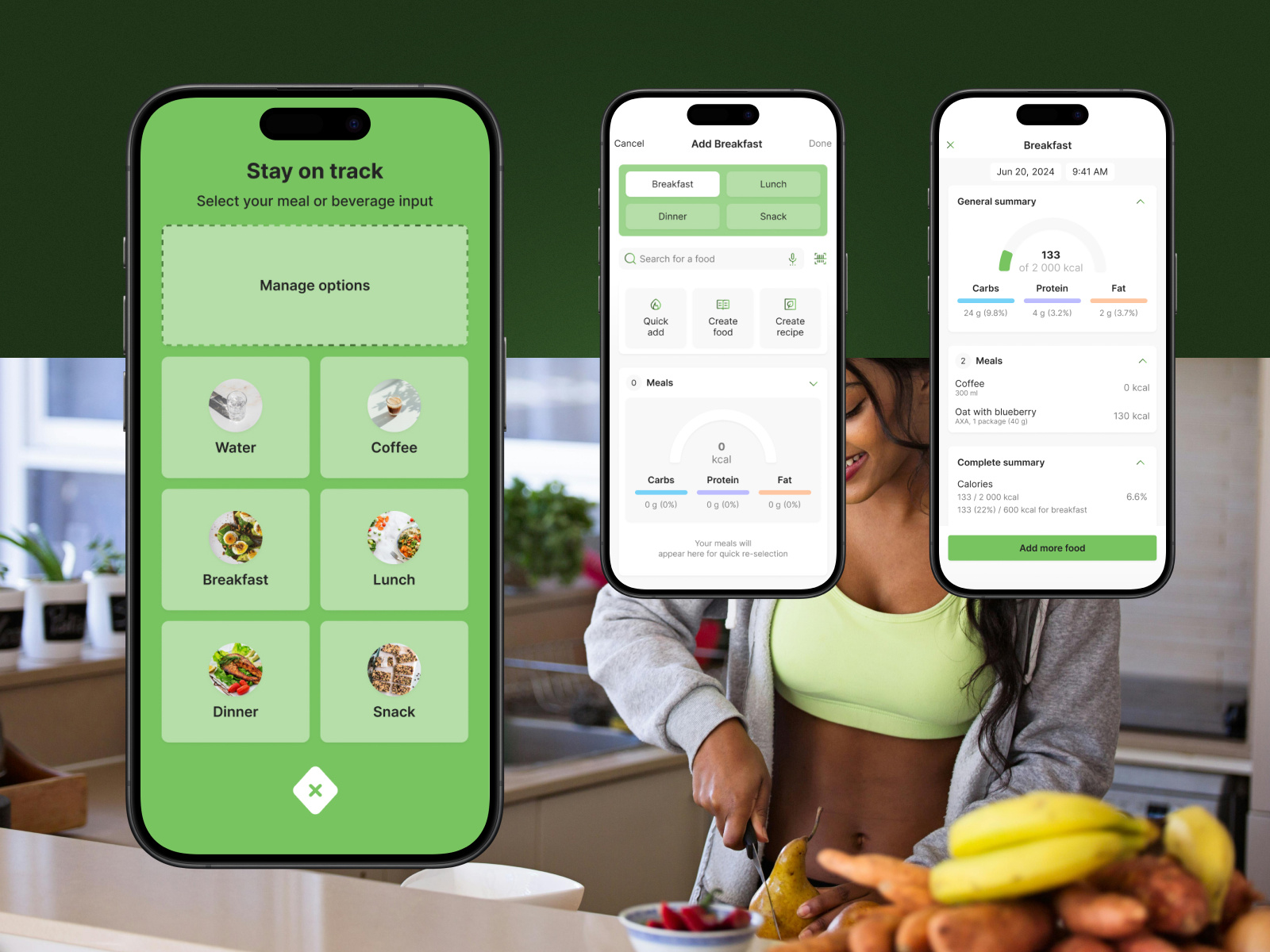 Calorie Counter Mobile App By Alina Pantel On Dribbble