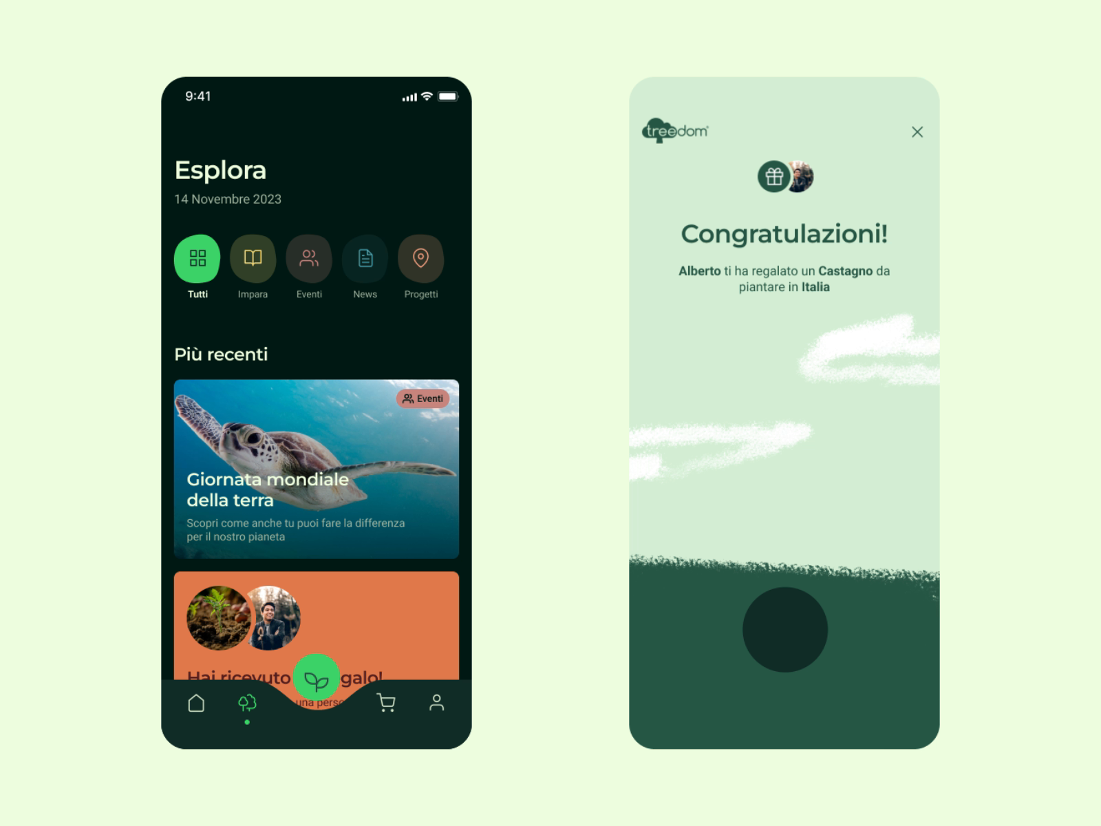 Treedom - Shots by Lorenzo Colamonico on Dribbble