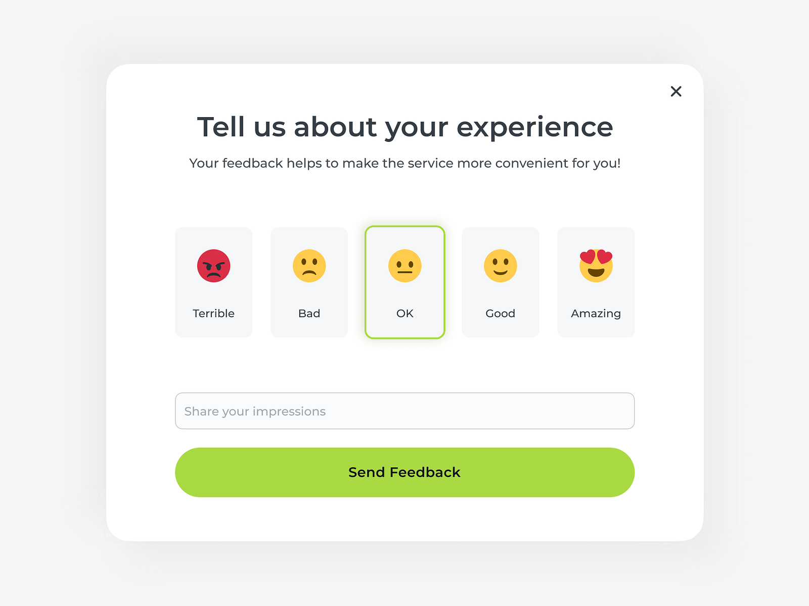 Feedback by Liubov Radkovetc on Dribbble