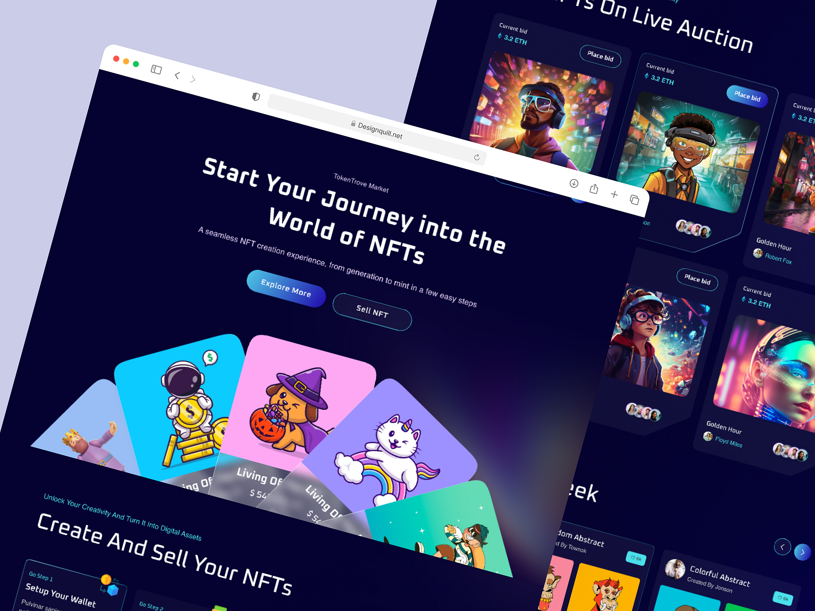 NFT Marketplace by JAHID ‌ on Dribbble