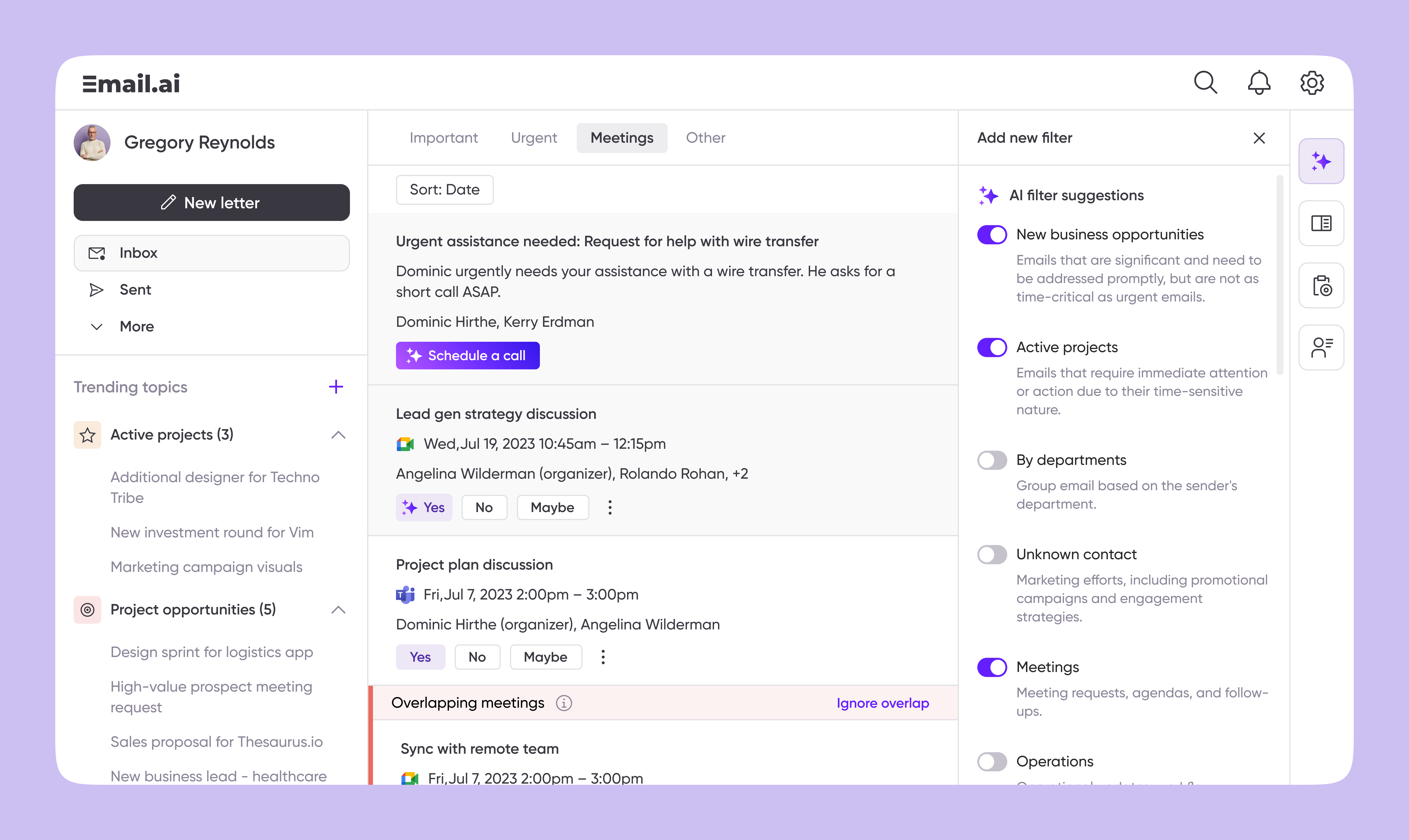 AI Filtering, Prioritization & Personalization - AI Email UX by Iryna ...