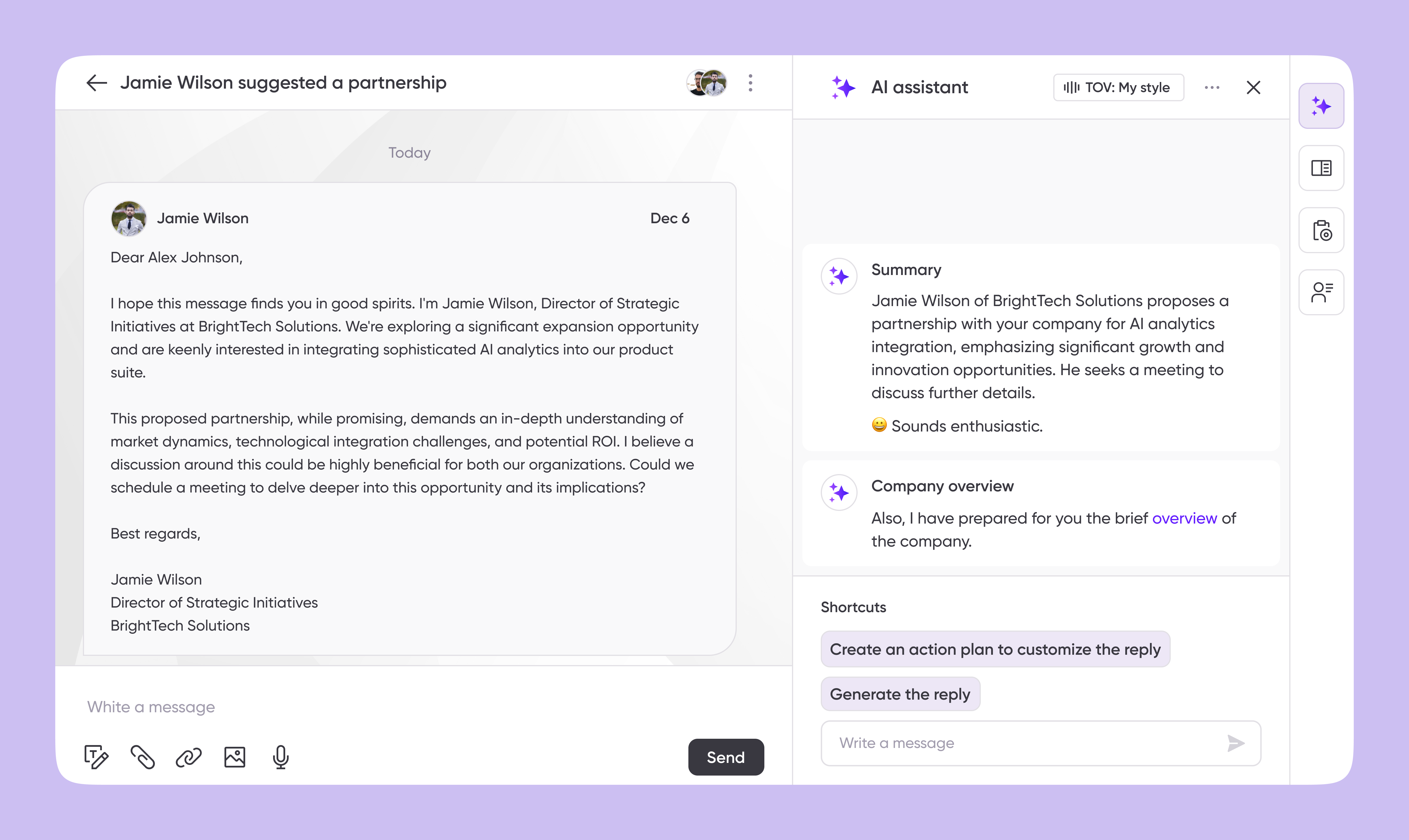 AI Task Management - AI Email UX Concept by Iryna Serednia for Cieden ...