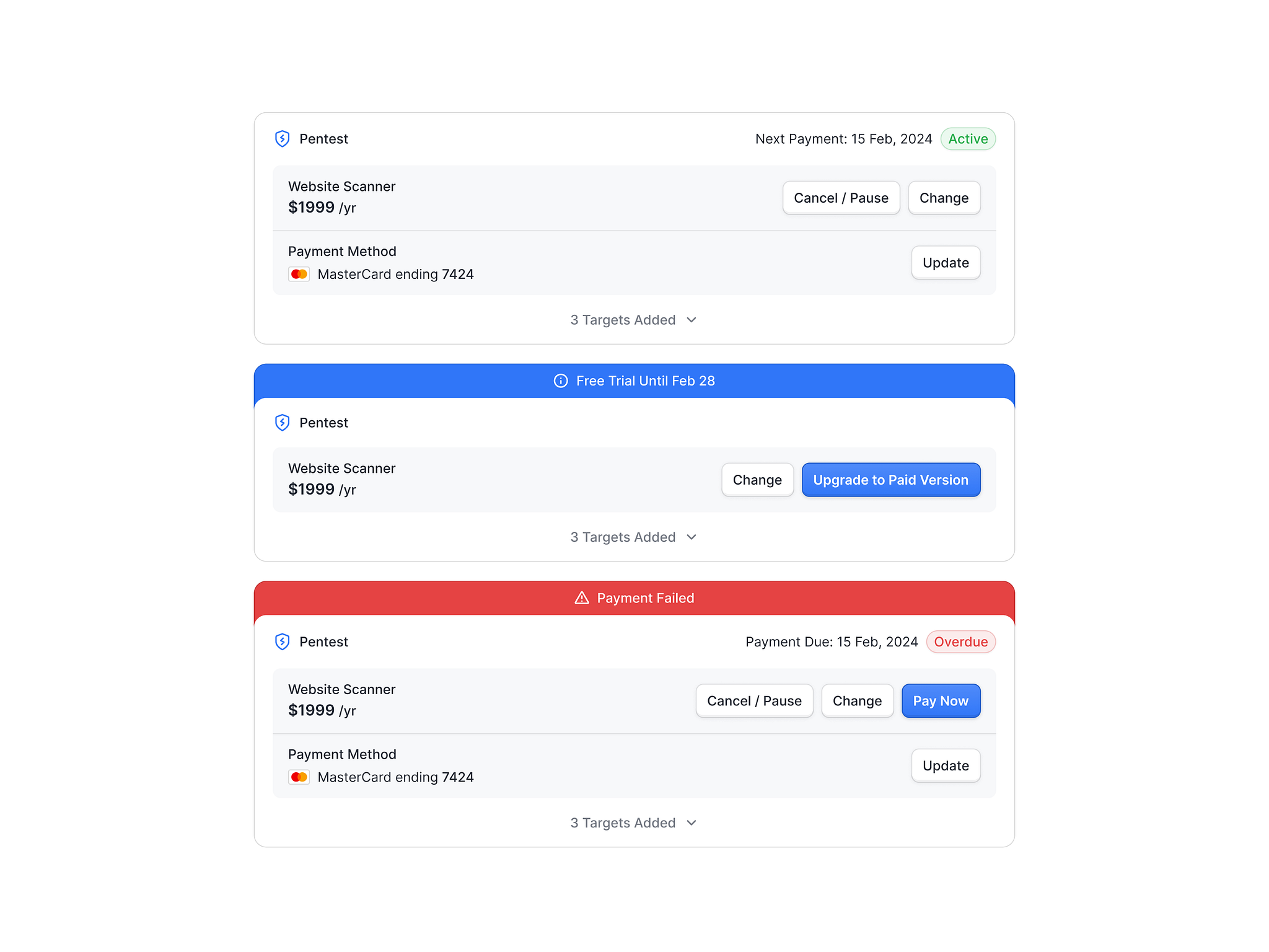 Billing Cards by Prakash Ghodke 👋 for Never Before Seen on Dribbble