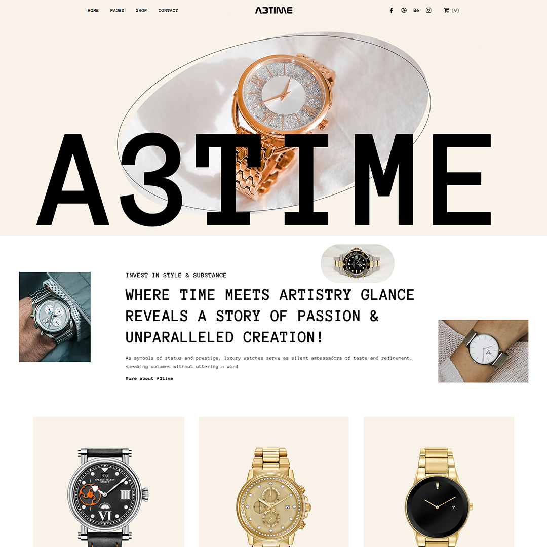 A3time - Accessories Webflow Template by WebflipIn on Dribbble