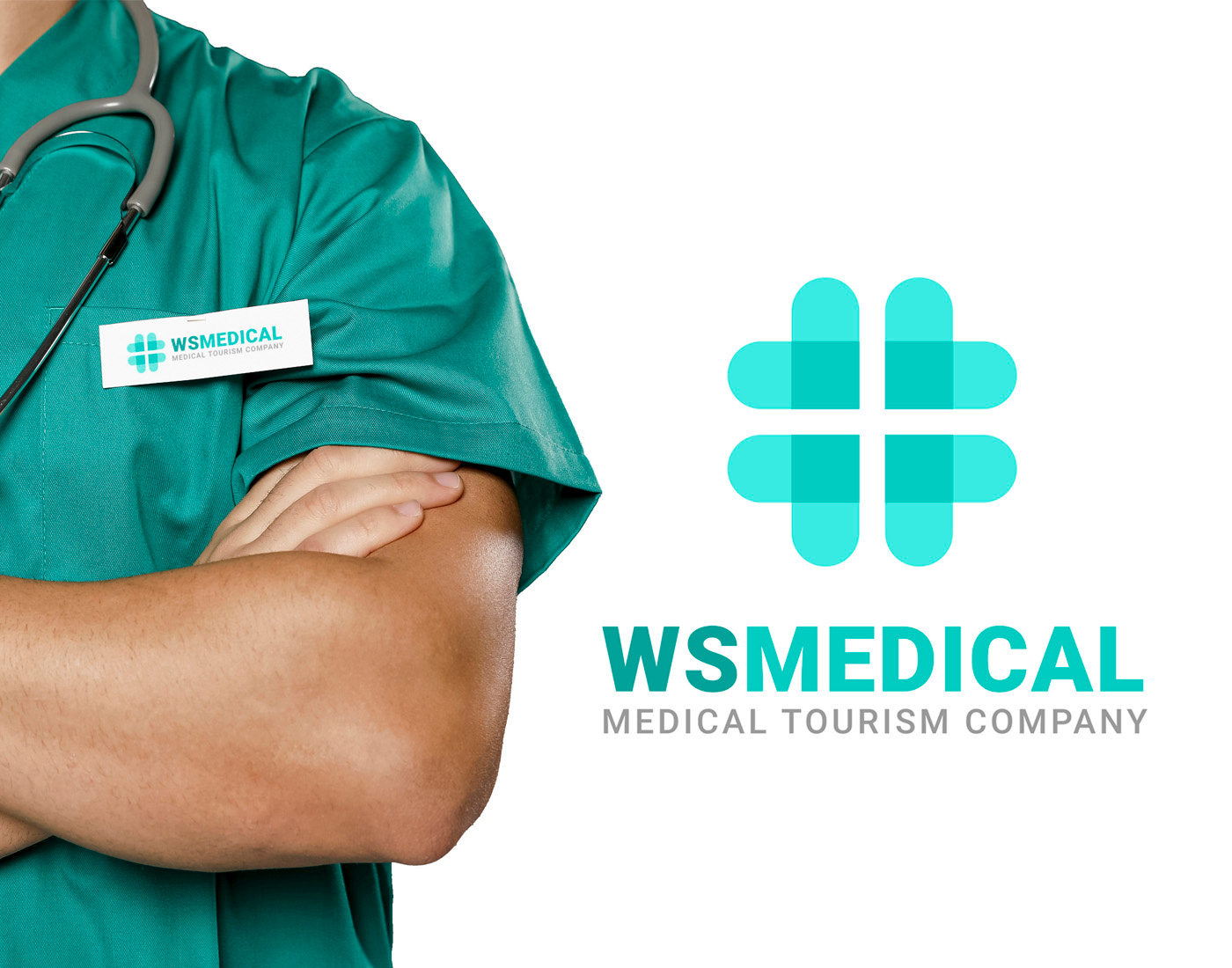 Logo for WS Medical by Marina Storm on Dribbble