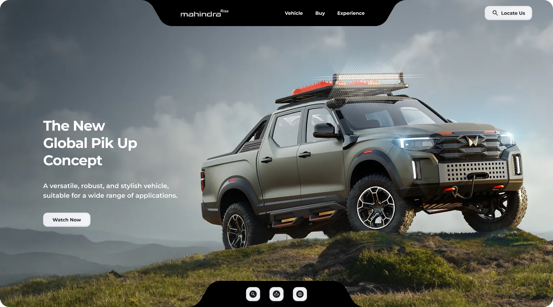 Mahindra's new Global Pik Up Concept design by Anchit Gupta on Dribbble